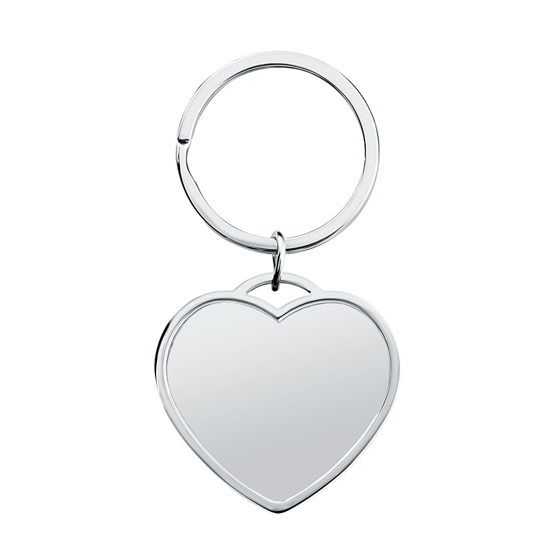 Personalised Luxury Heart Keyring with Photo